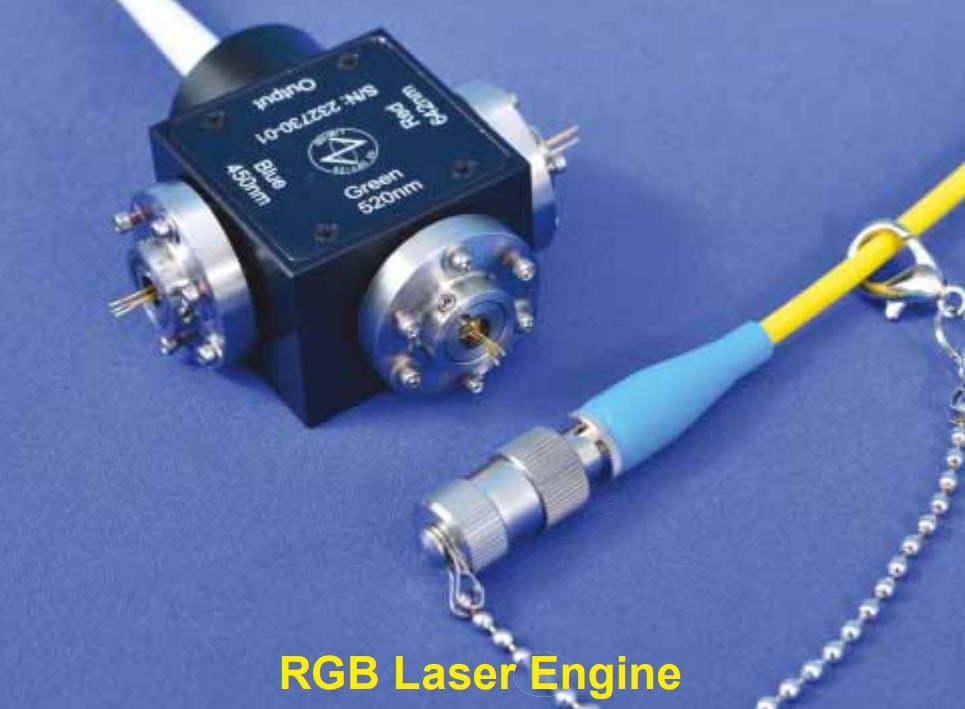 Laser Beam Combiners and Delivery Systems for Three to Five Visible ...
