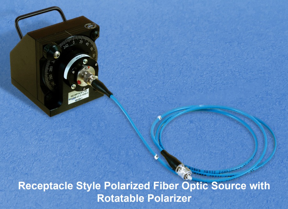 Polarized Fiber Optic Sources - Get a price quote from OZ Optics