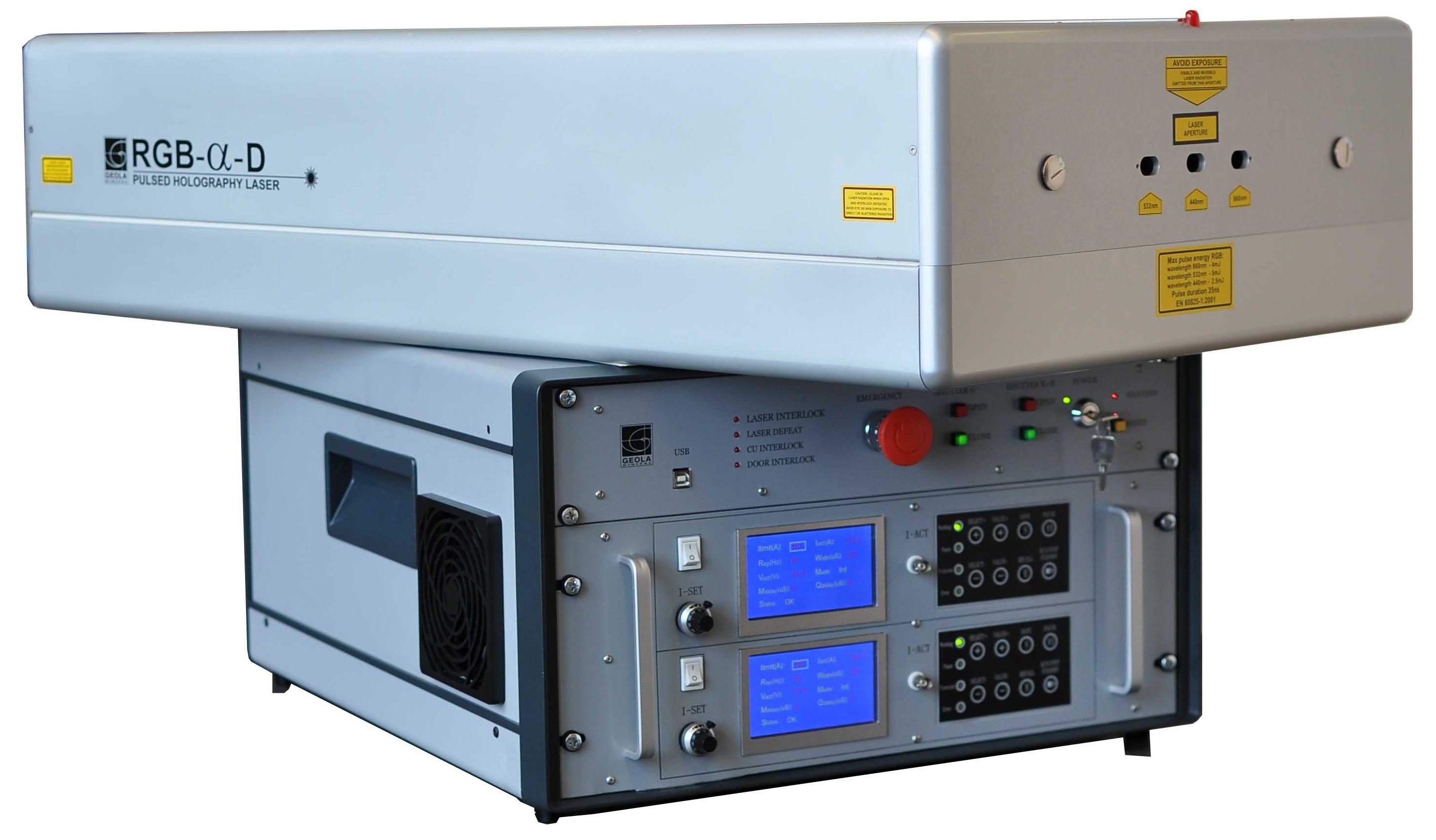 Pulsed RGB Laser - Get a price quote from Geola Digital Ltd